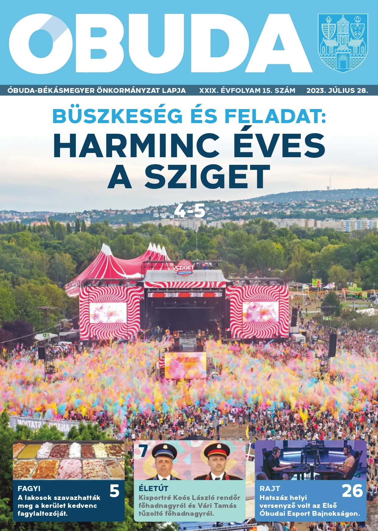 Óbuda újság 2023. évfolyam 15. szám - Obuda.hu